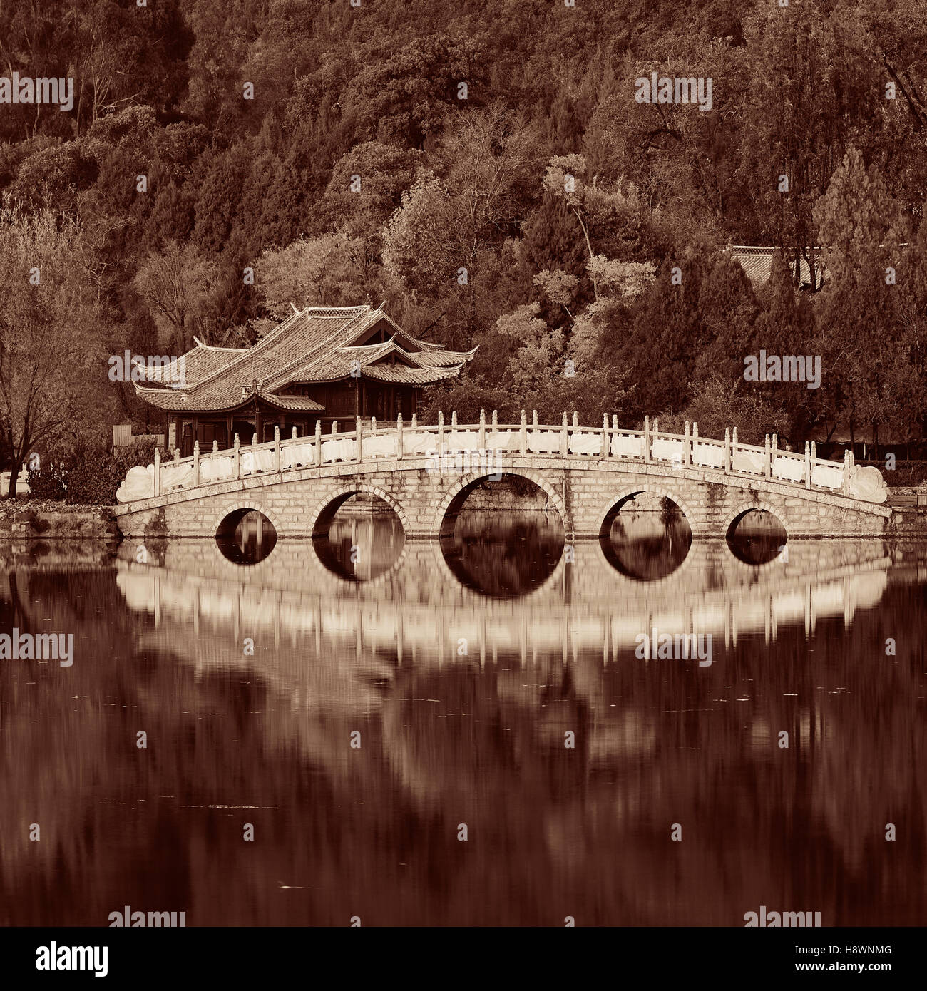 Black Dragon pool in Lijiang, Yunnan, China Stock Photo - Alamy
