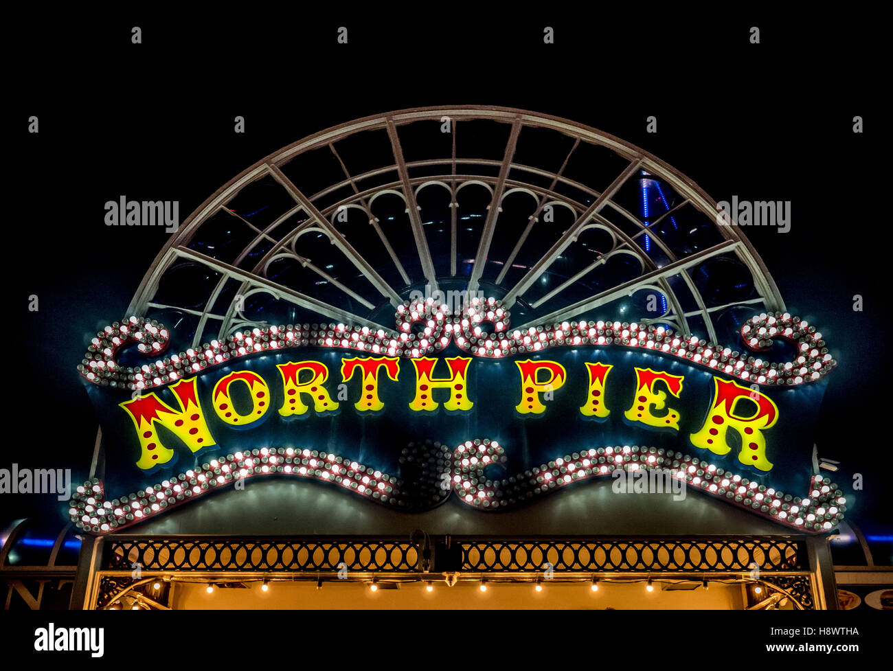 Blackpool north pier entrance hi-res stock photography and images - Alamy