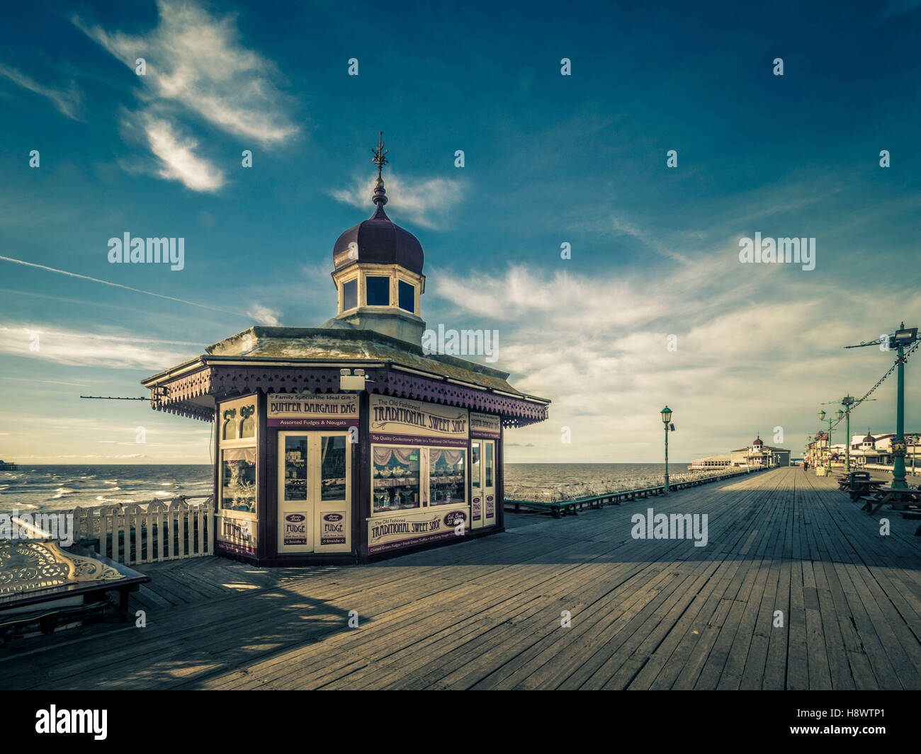 Blackpool north pier sweet shop hi-res stock photography and images - Alamy