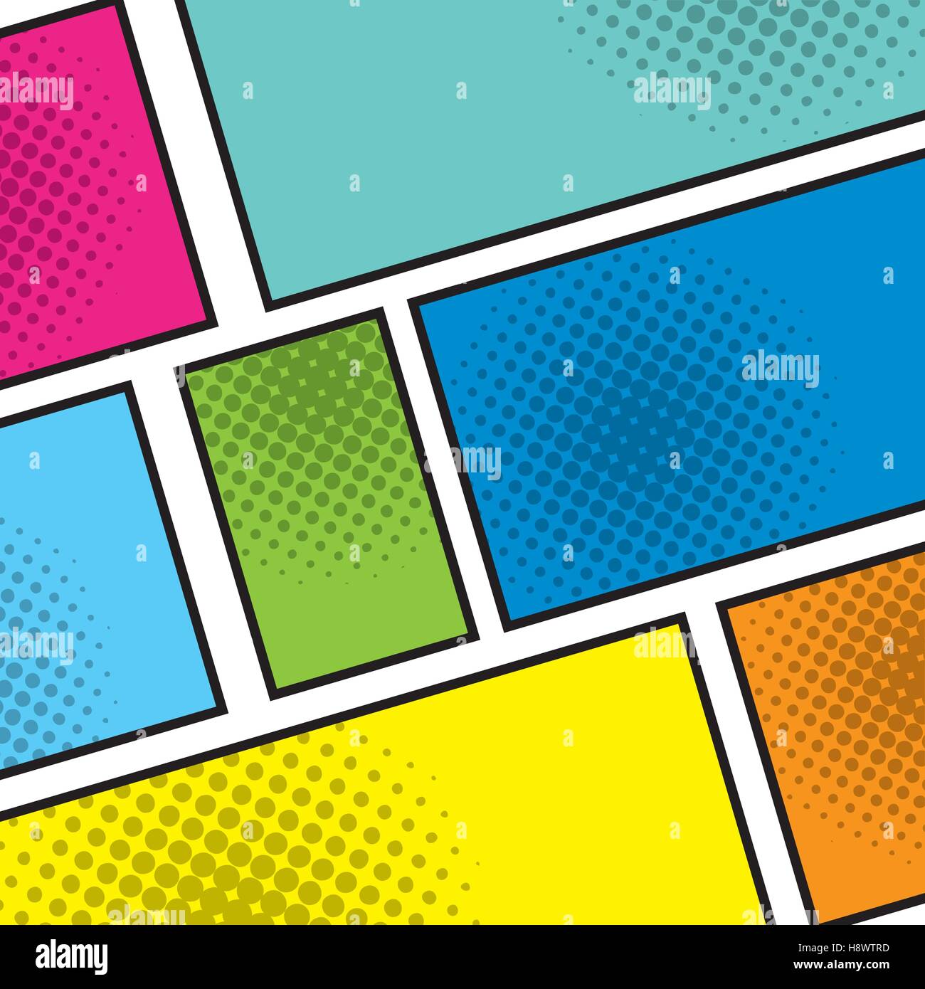 pop art background style poster. colorful design. vector illustration ...