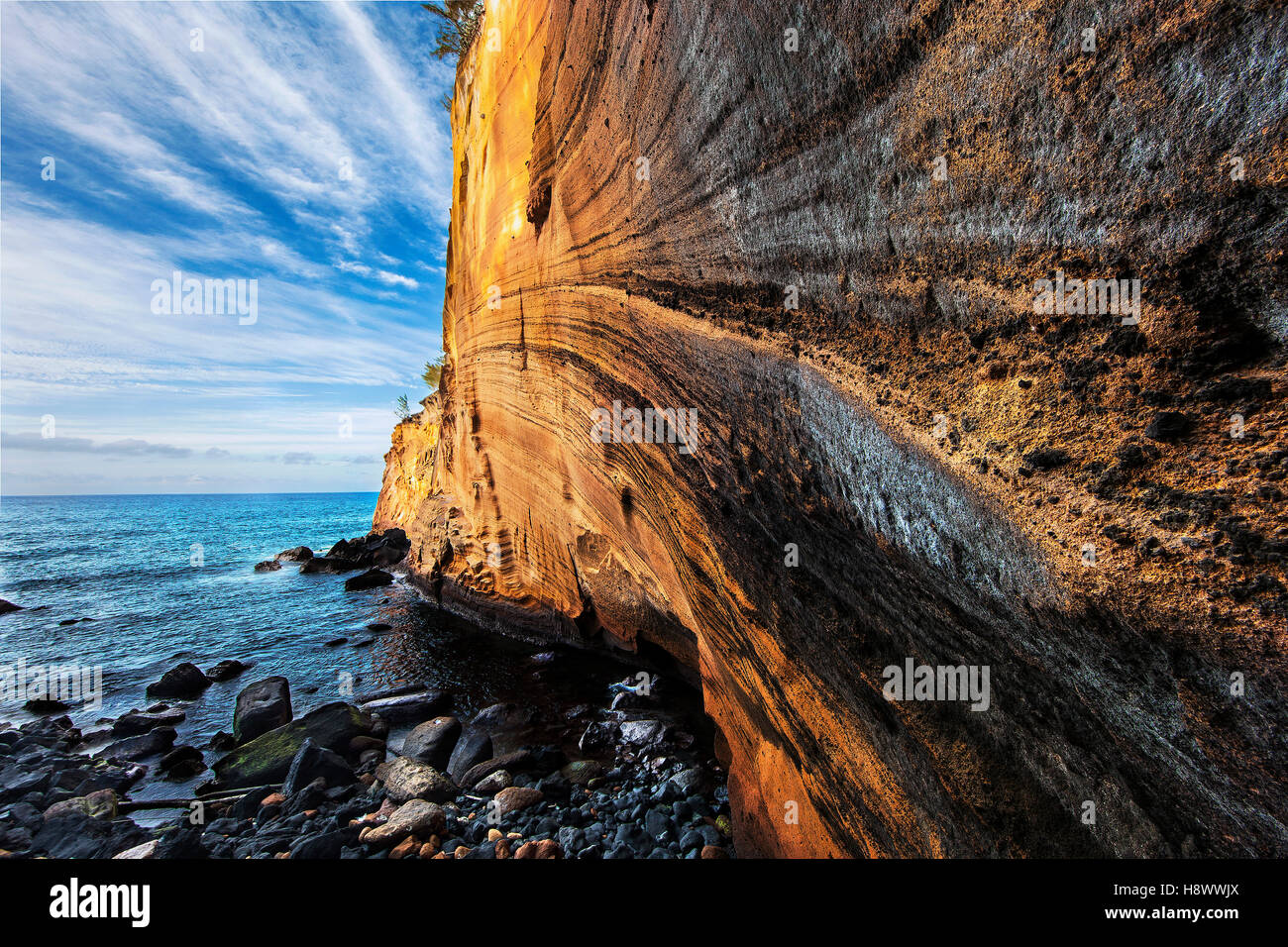 Cap Jaune, Saint-Joseph, Reunion Island, Indian Ocean Stock Photo - Alamy