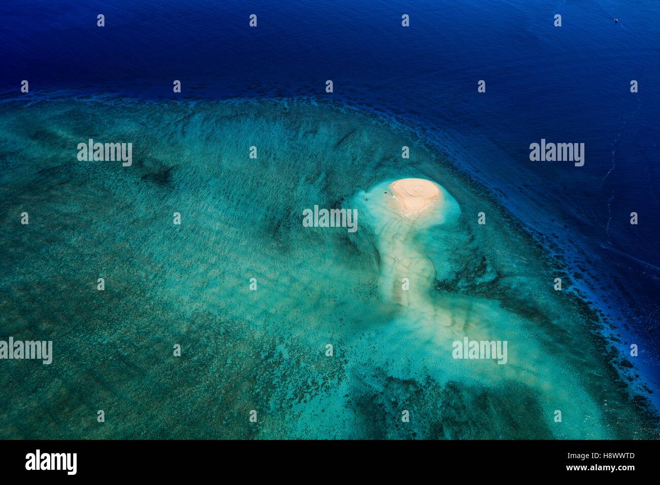 White sand Islet of Bandrélé, Mayotte, Indian Ocean Stock Photo - Alamy