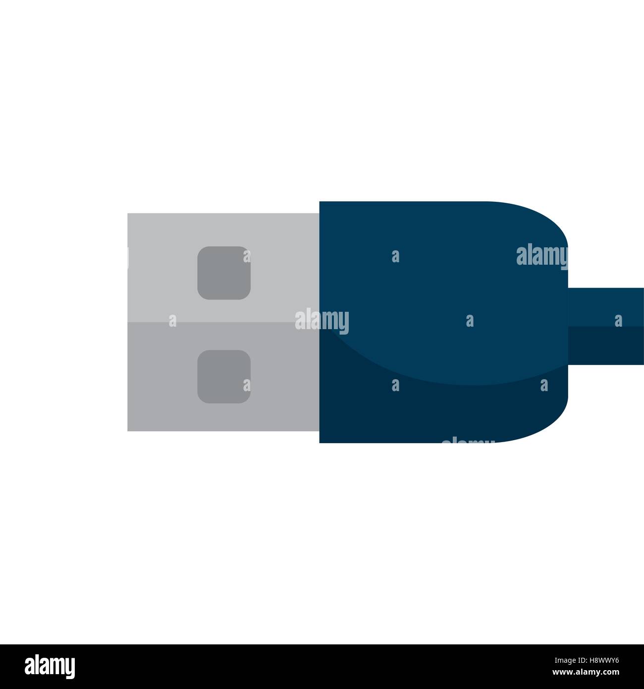 wire cable usb connector vector illustration design Stock Vector Image ...