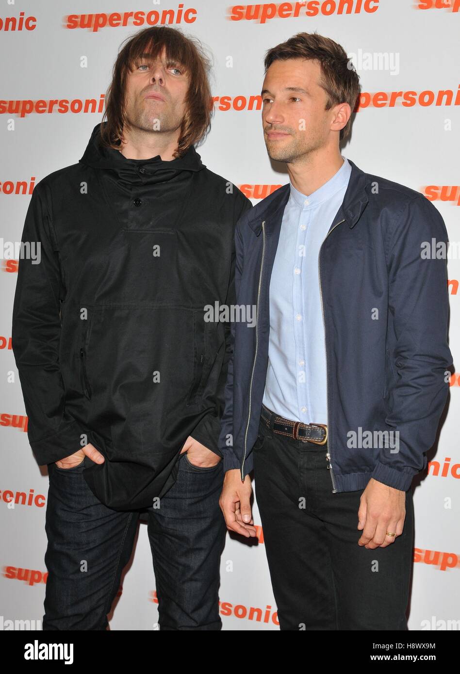 London, UK Liam Gallagher and Mat Whitecross at the "Supersonic" London ...