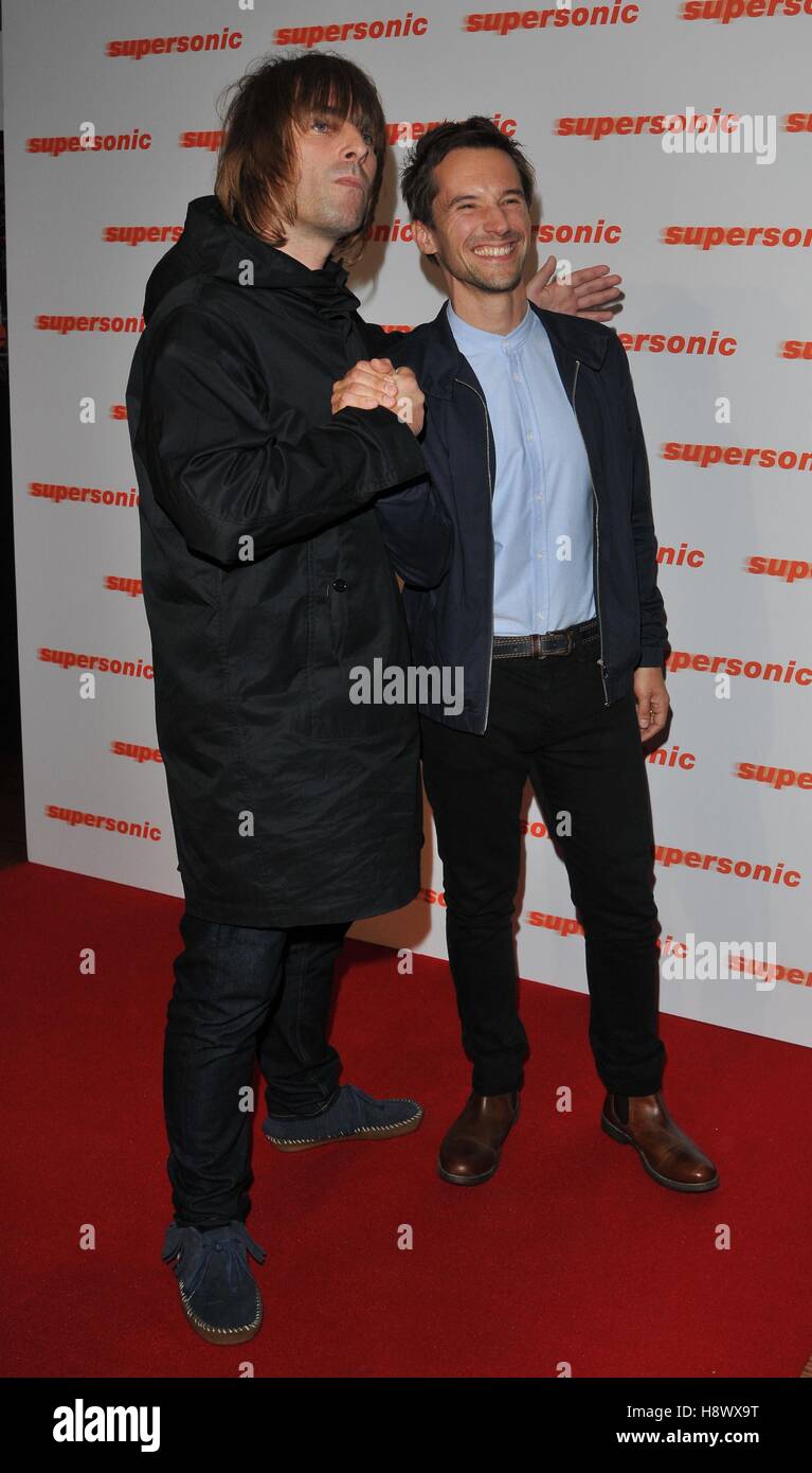 London, UK Liam Gallagher and Mat Whitecross at the "Supersonic" London ...