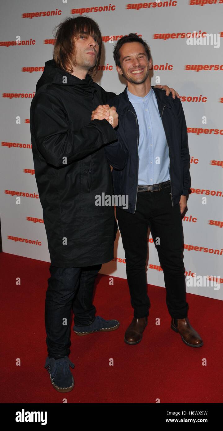 London, UK Liam Gallagher and Mat Whitecross at the "Supersonic" London ...