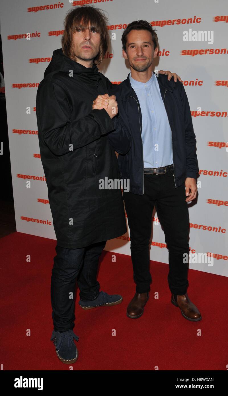 London, UK Liam Gallagher and Mat Whitecross at the "Supersonic" London ...