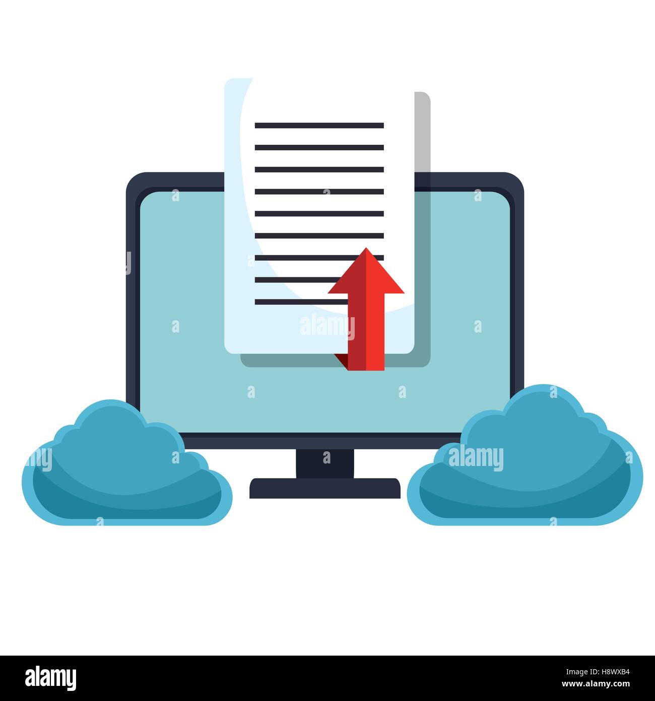 computer desktop display isolated icon vector illustration design Stock ...