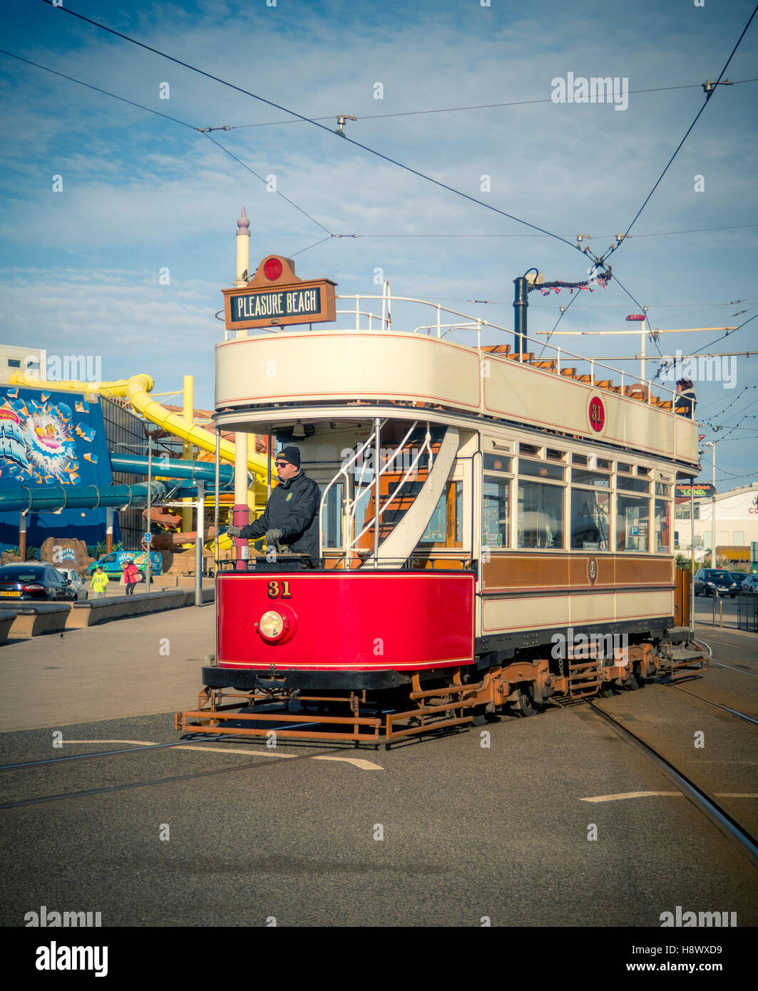 Blackpool tramway hi-res stock photography and images - Alamy
