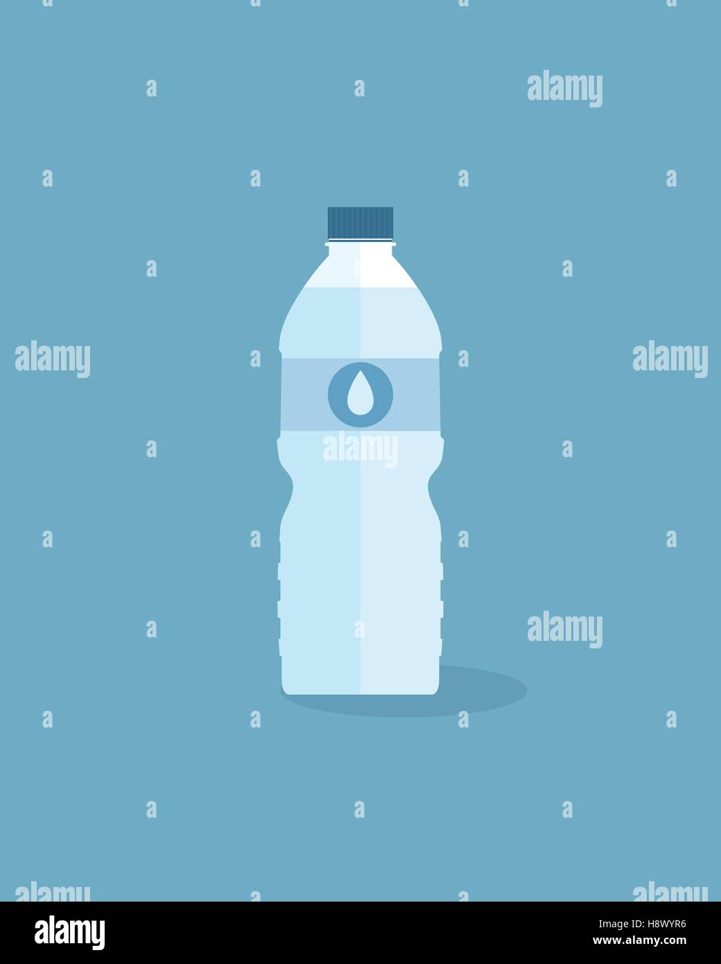 Cold mineral water bottle Stock Vector Images - Alamy