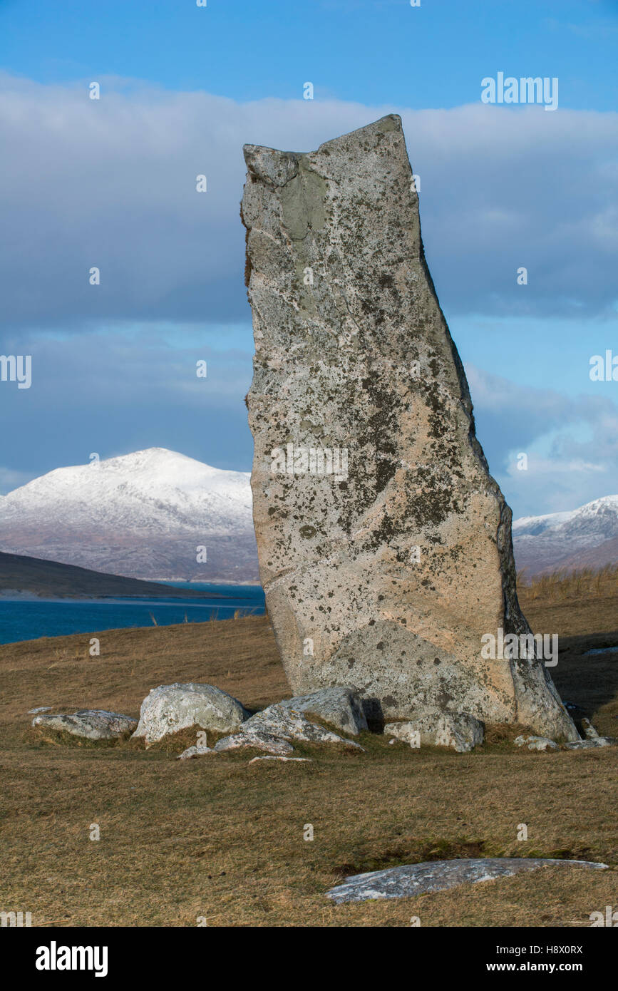 Stone MacLeod - Harris Hebrides Stock Photo - Alamy