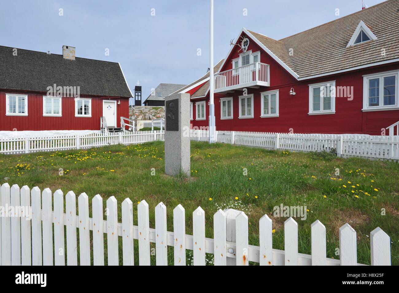 Denmark. Greenland. West coast. The Inuit museum of the village of ...