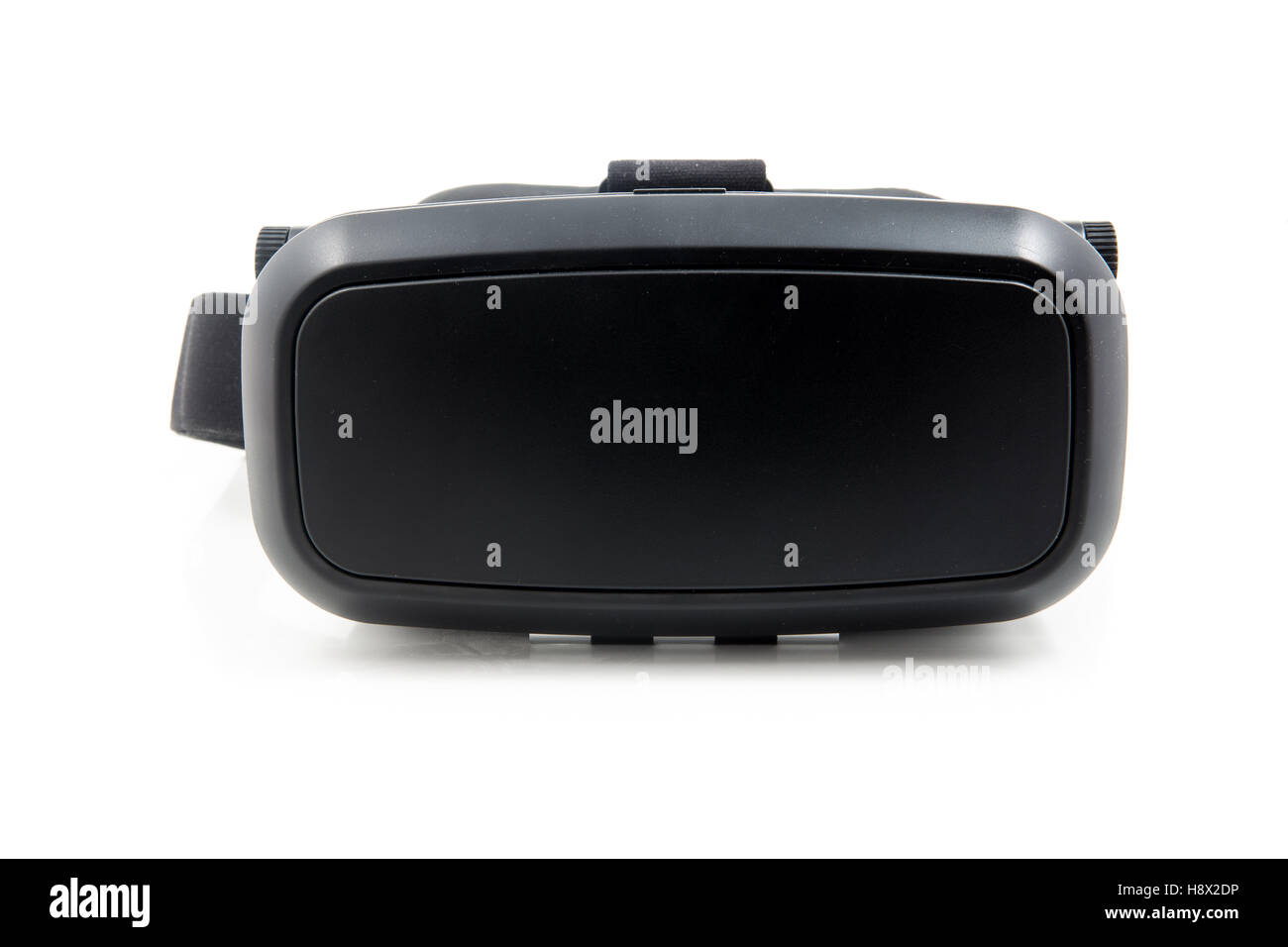 The future VR headset blacks Virtual Reality transformed Half front ...