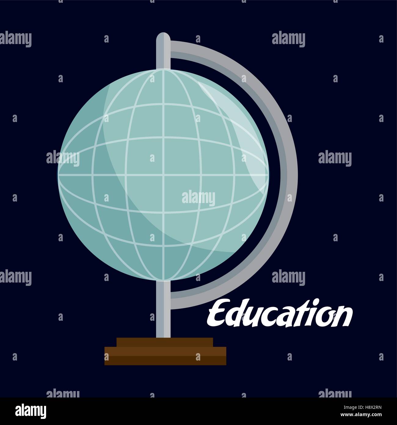 planet earth school icon vector illustration design Stock Vector Image ...