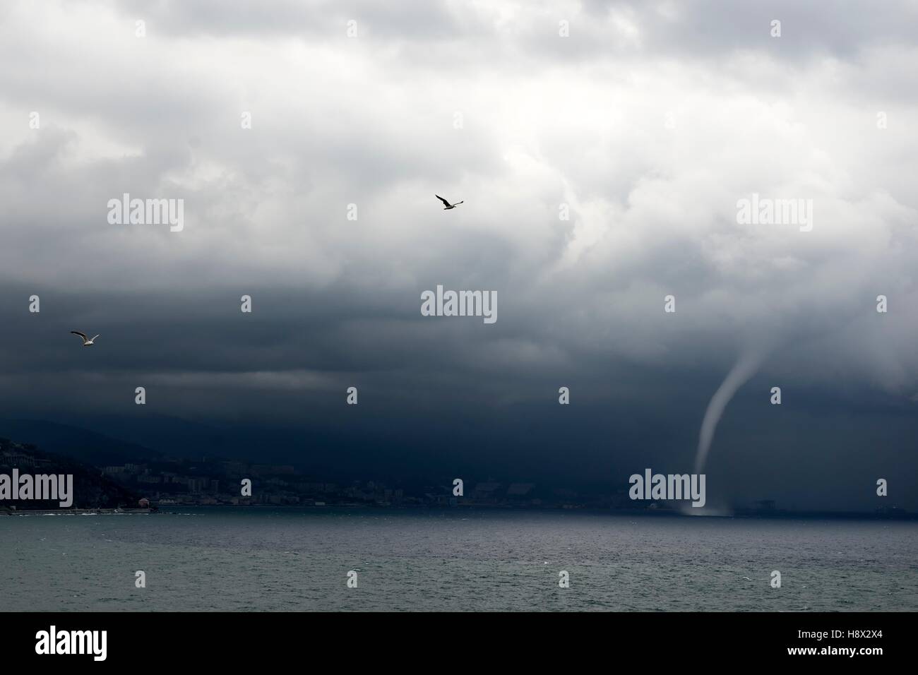 Waterspout italy hi-res stock photography and images - Alamy