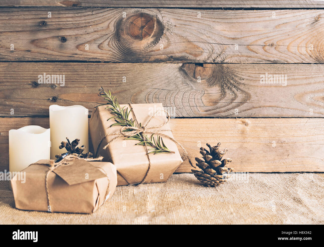 Rustic Christmas Scene