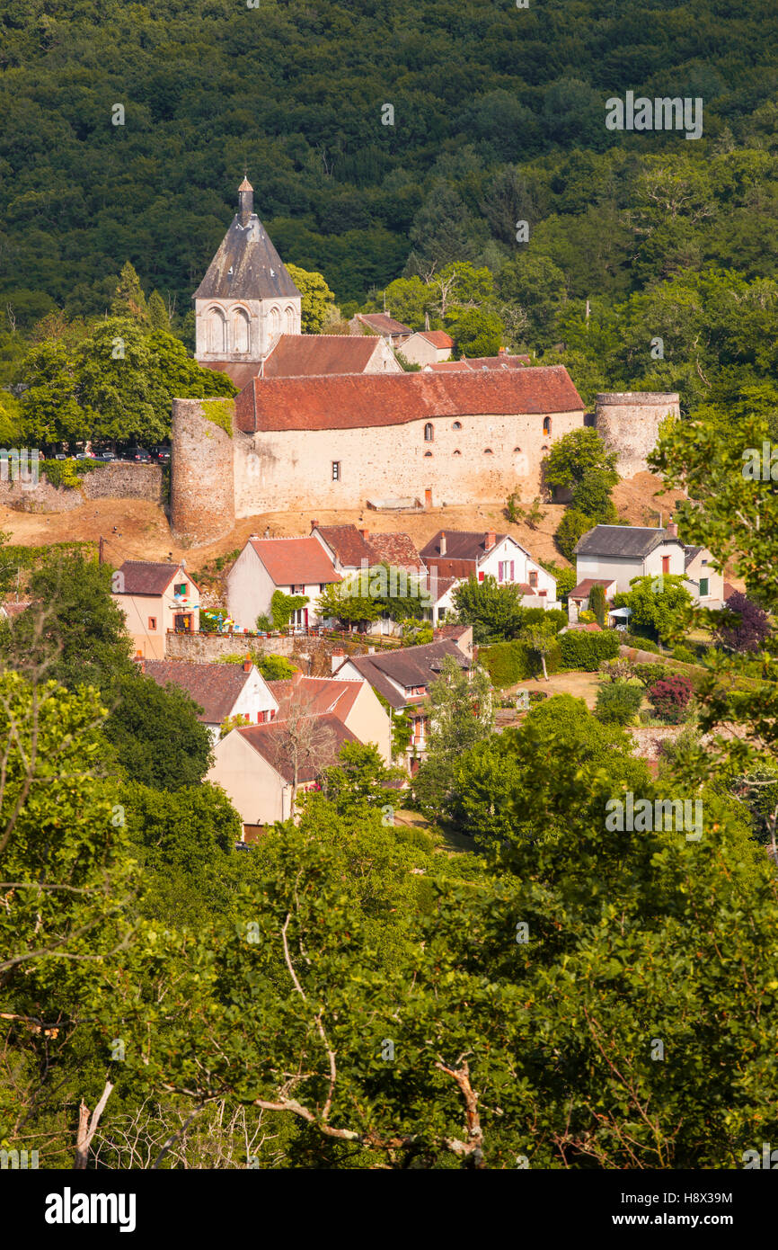 The beautiful village of Gargillese Dampierre in France Stock Photo - Alamy