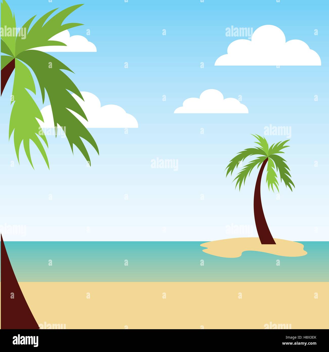 Woman sun group beach Stock Vector Images - Alamy