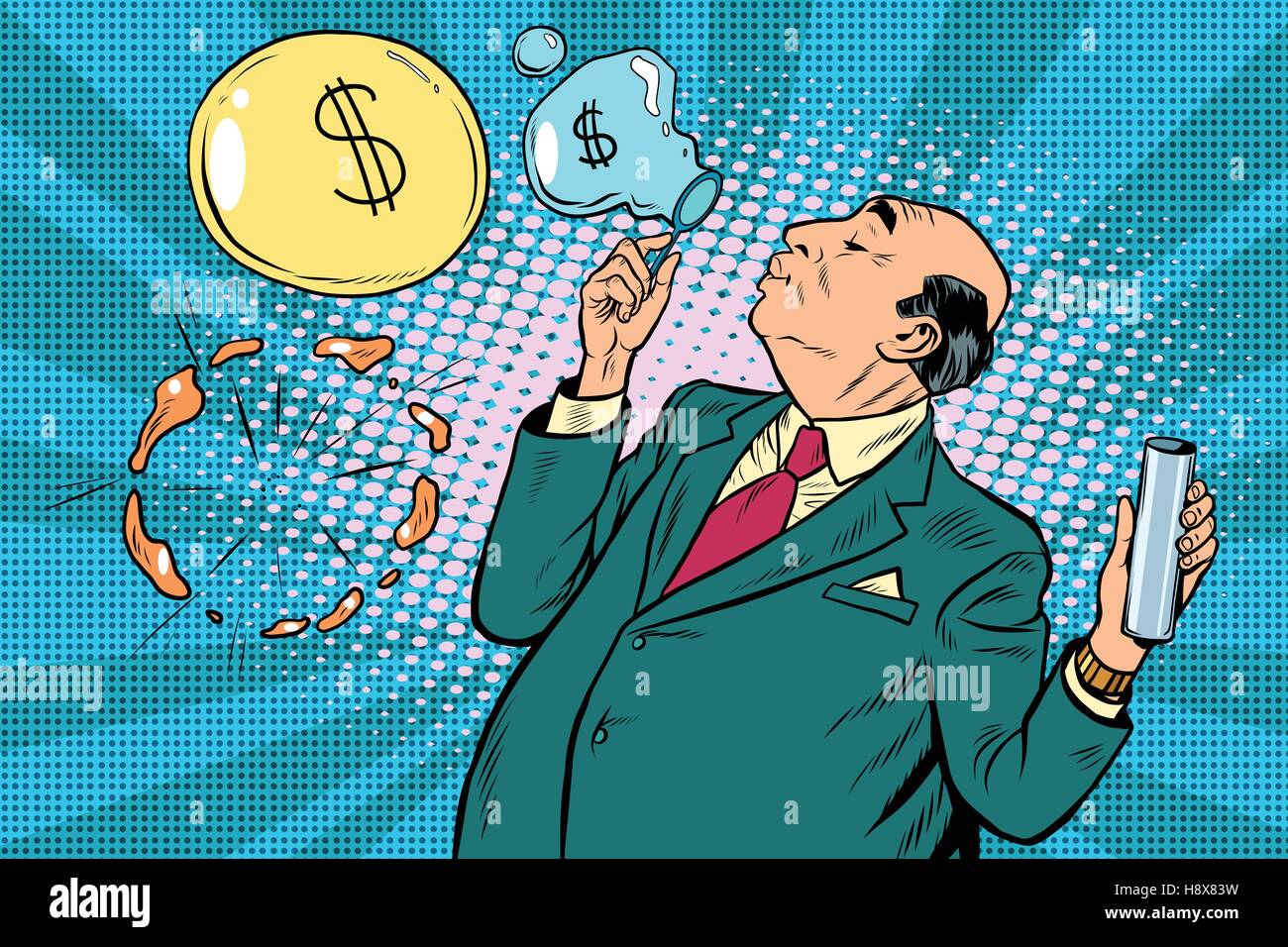 Cartoon inflation hi-res stock photography and images - Alamy