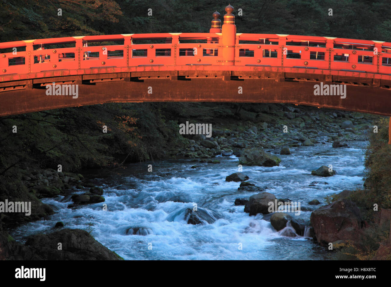 Japan, Nikko, Shinkyo Bridge, Daiya River Stock Photo - Alamy