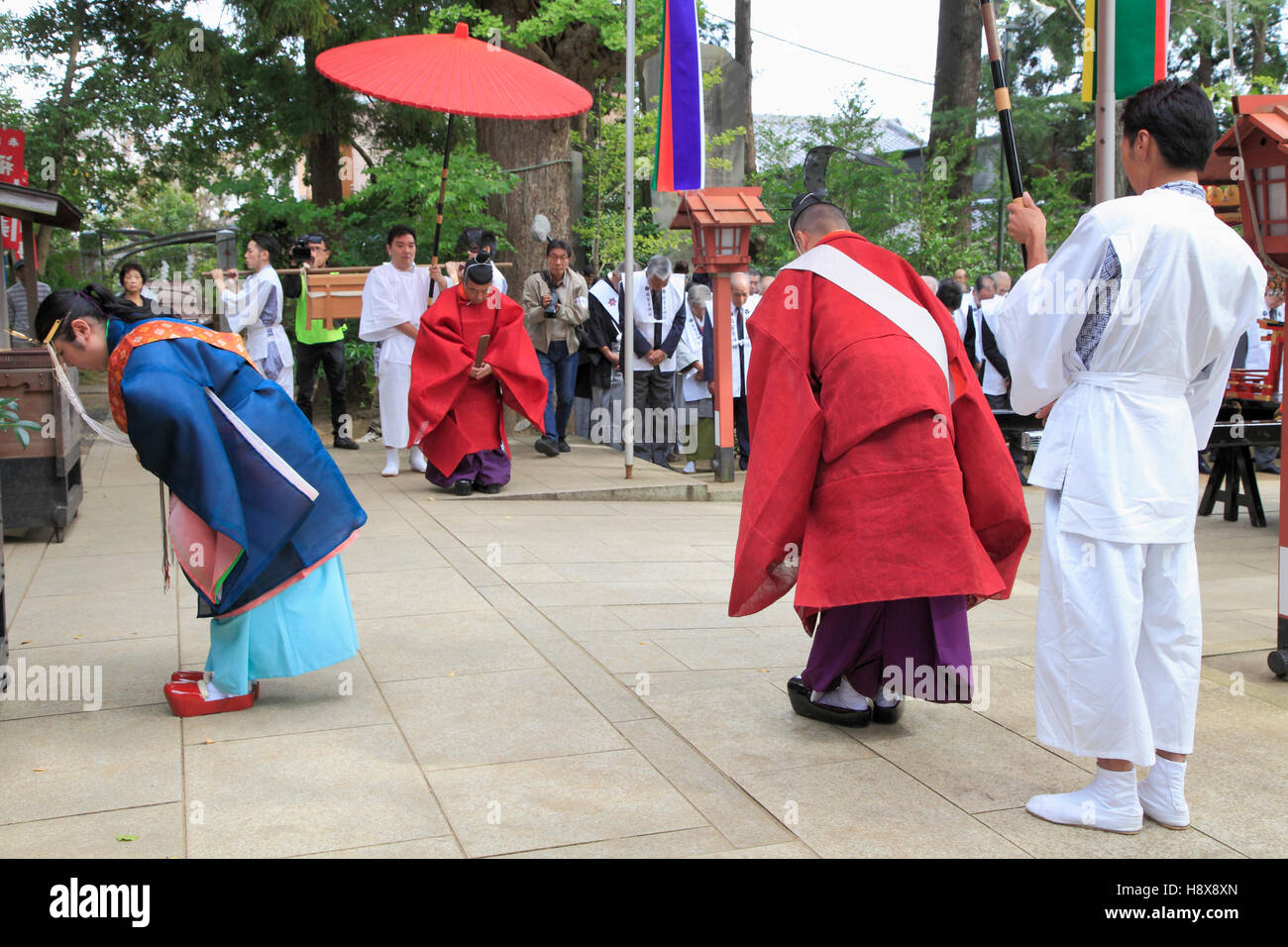Japan, Sakura City, festival, shinto religious ceremony Stock Photo - Alamy