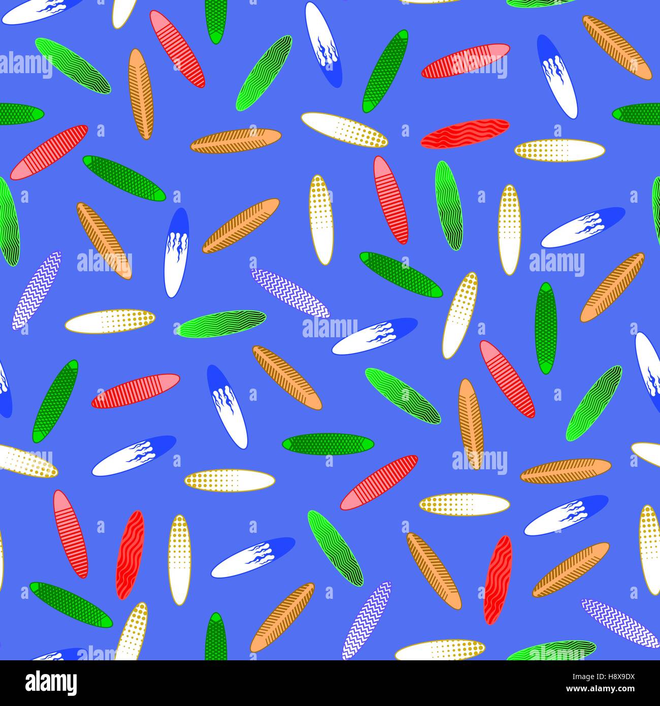 Surfboards Seamless Sport Pattern Stock Vector Image & Art - Alamy