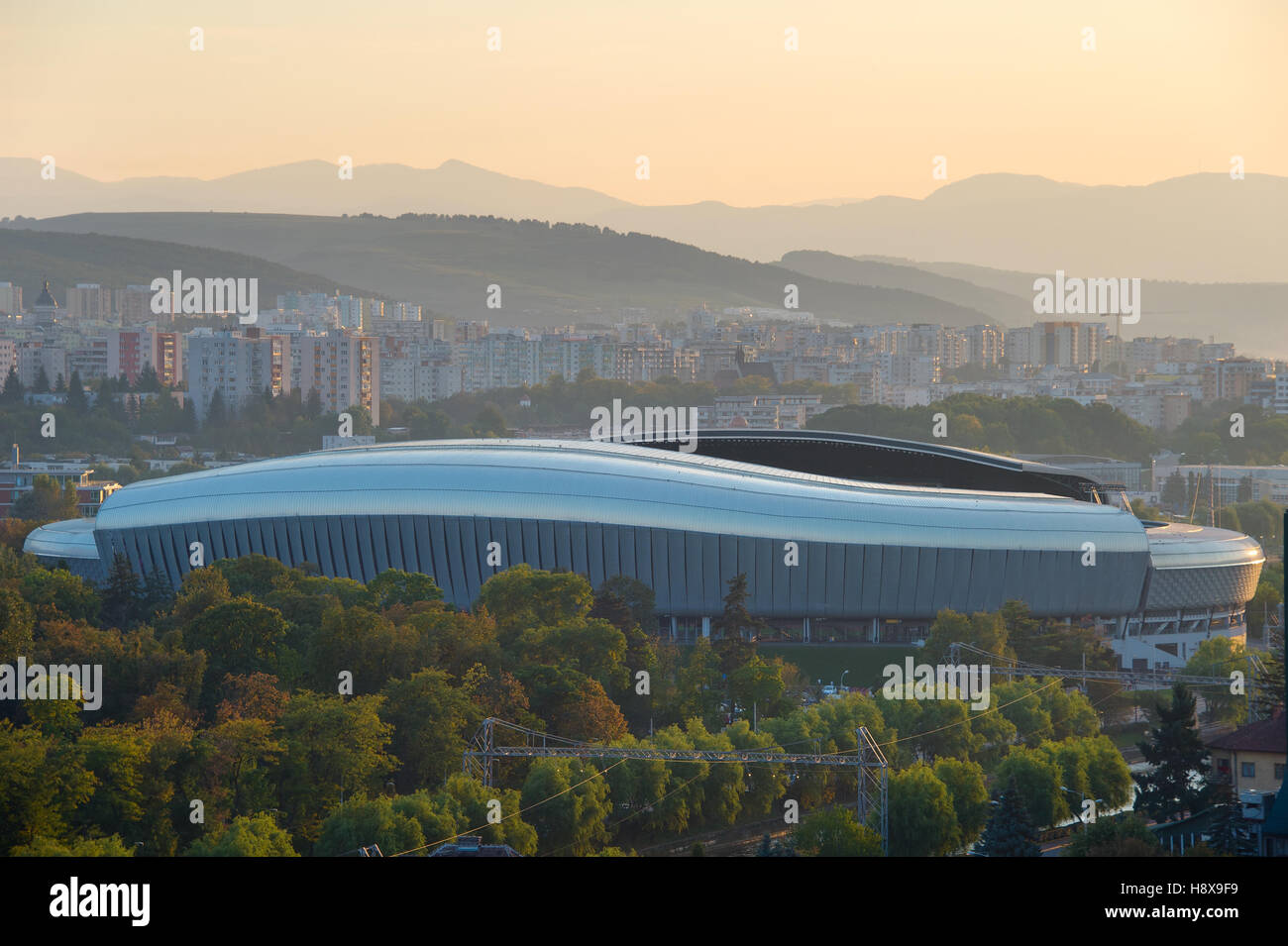 Cluj Arena is a multi-use stadium in Cluj-Napoca, Romania Stock Photo ...