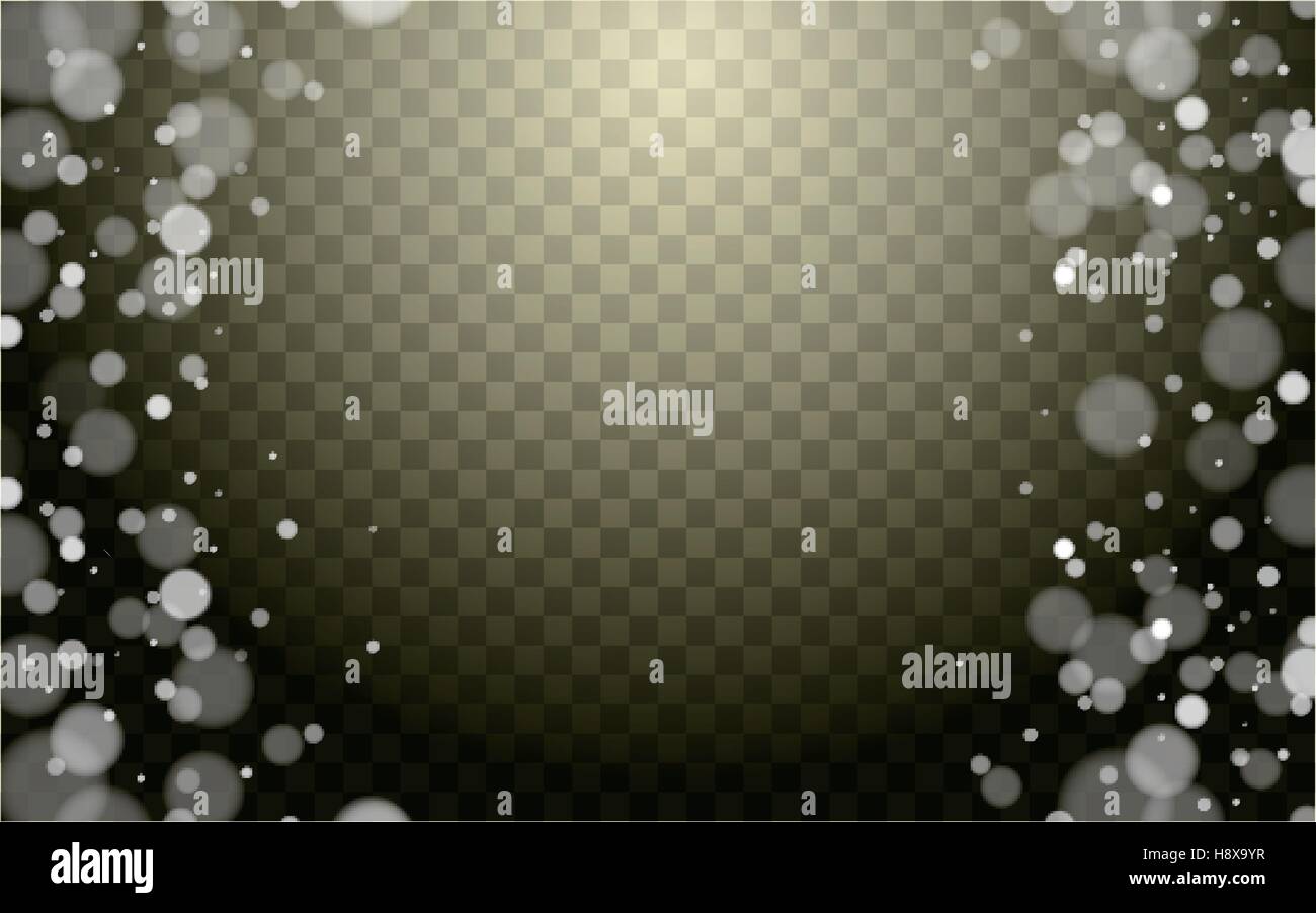 Sparkling elements template, glitter frames on transparent background ...