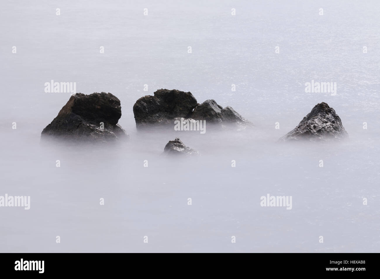 Long exposure water rocks hi-res stock photography and images - Alamy