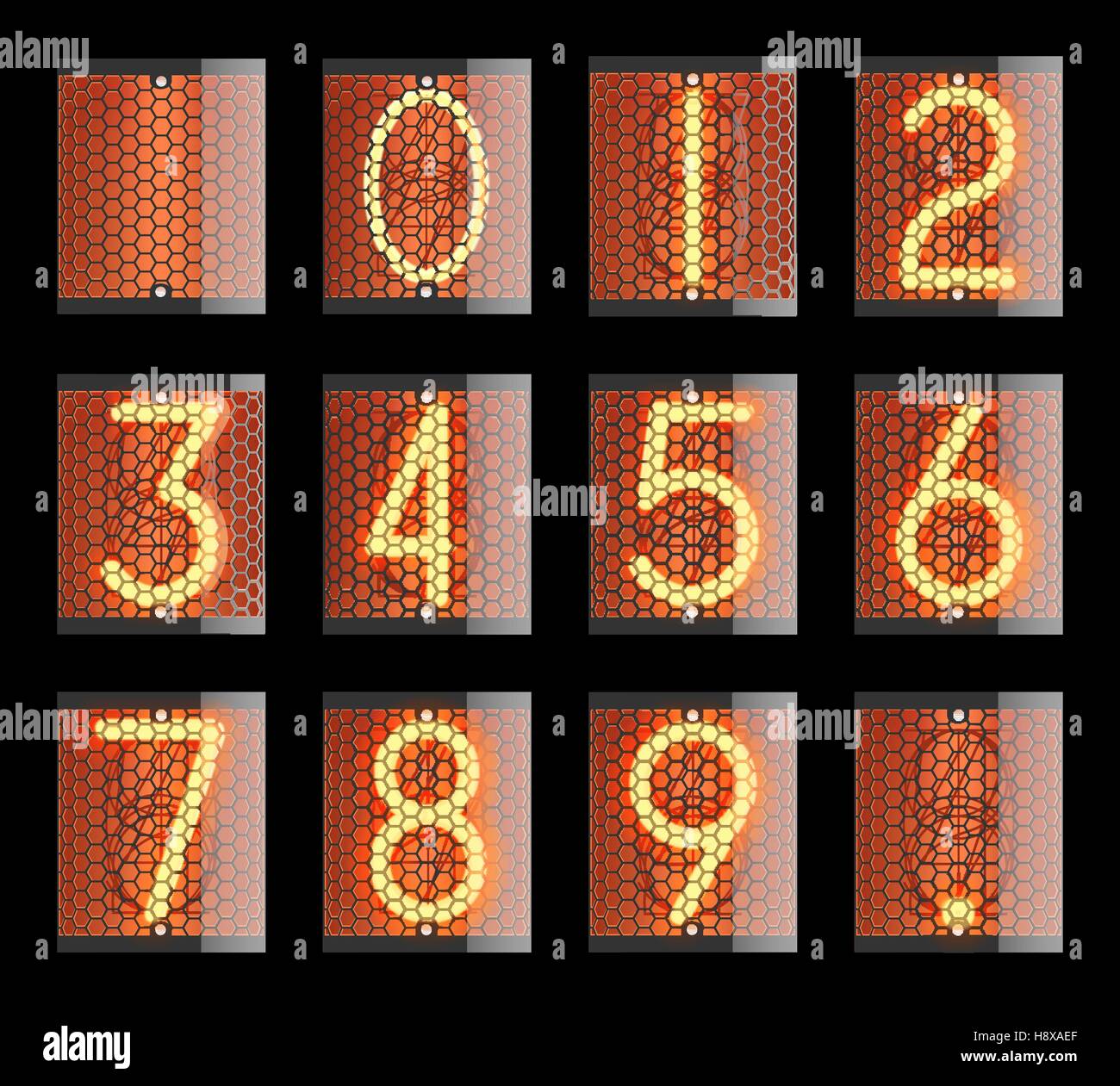 Nixie tube hi-res stock photography and images - Alamy