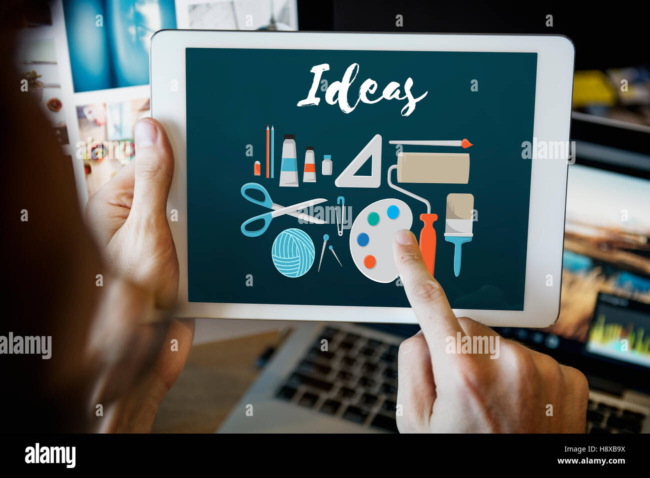 Ideas Creative Design Imagination Inpiration Concept Stock Photo - Alamy