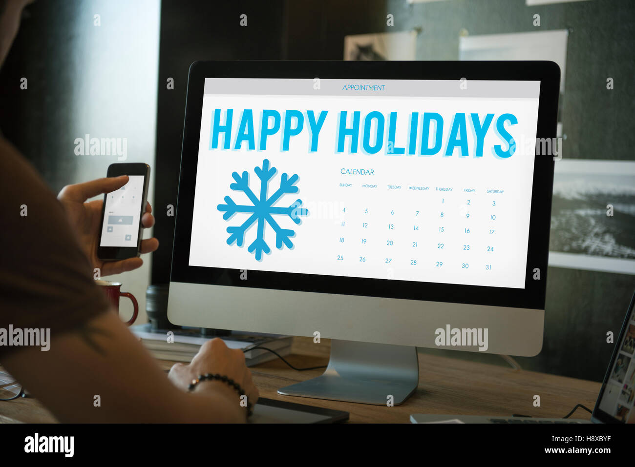 Winter Break Holidays Vacation Concept Stock Photo - Alamy