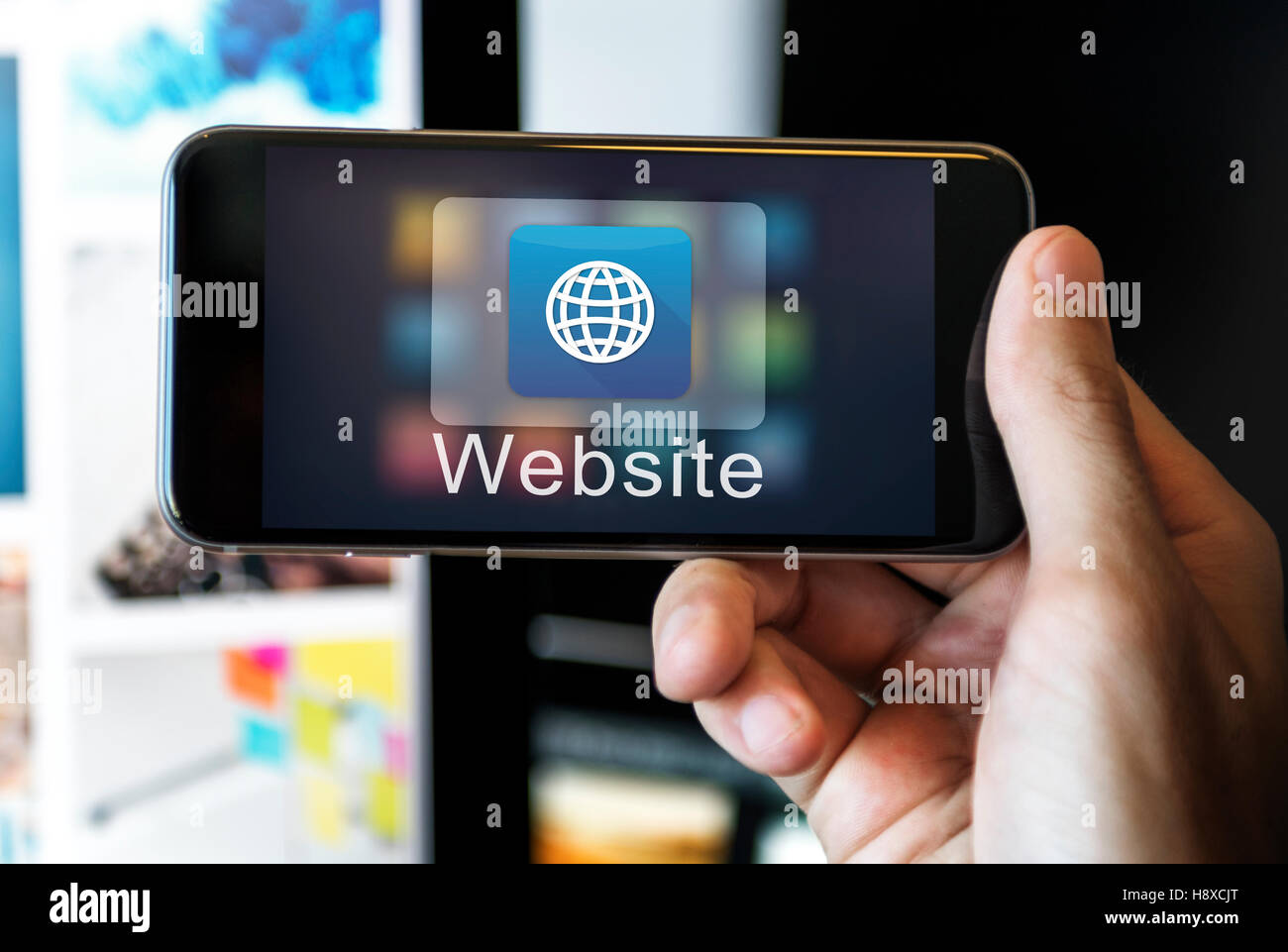 Application Connection Digital Internet Graphic Concept Stock Photo - Alamy