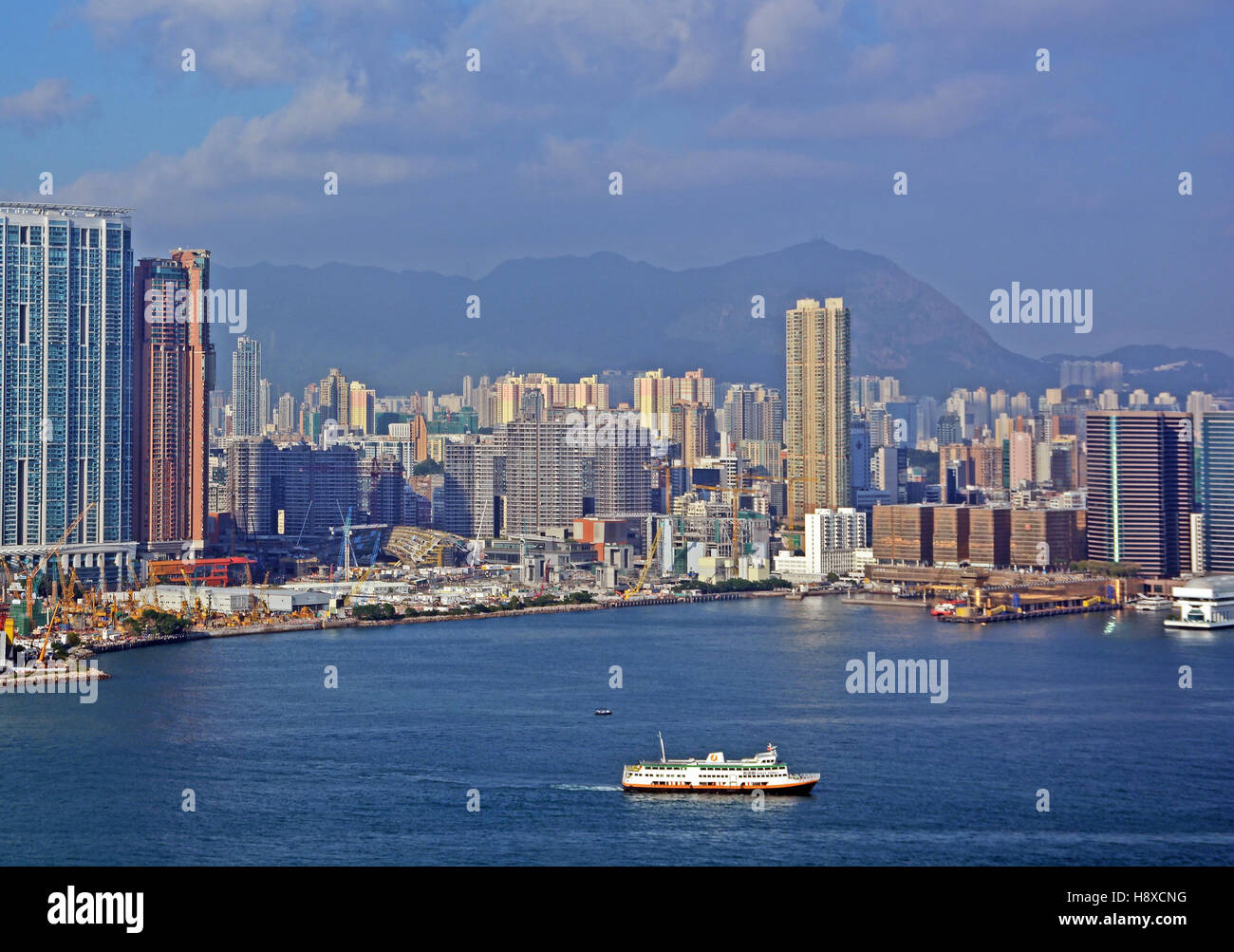 aerial view on Kowloon Peninsula Hong Kong China Stock Photo - Alamy
