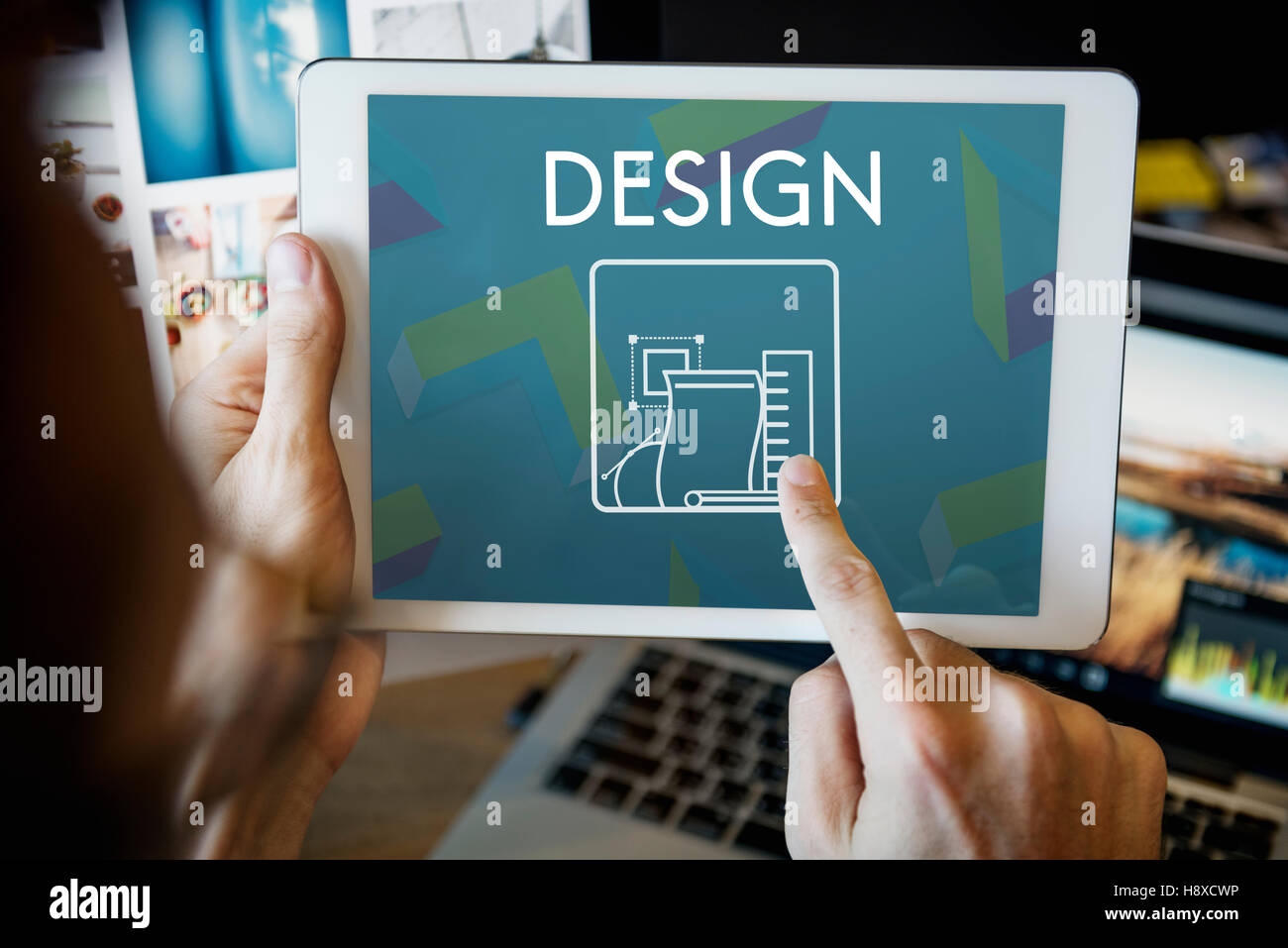 Design Creative Ideas Model Sketch Draft Concept Stock Photo - Alamy