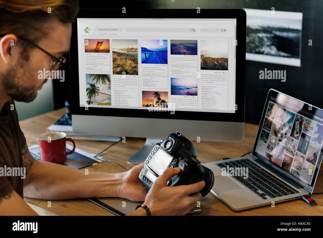 Photography Ideas Creative Occupation Design Studio Concept Stock Photo ...