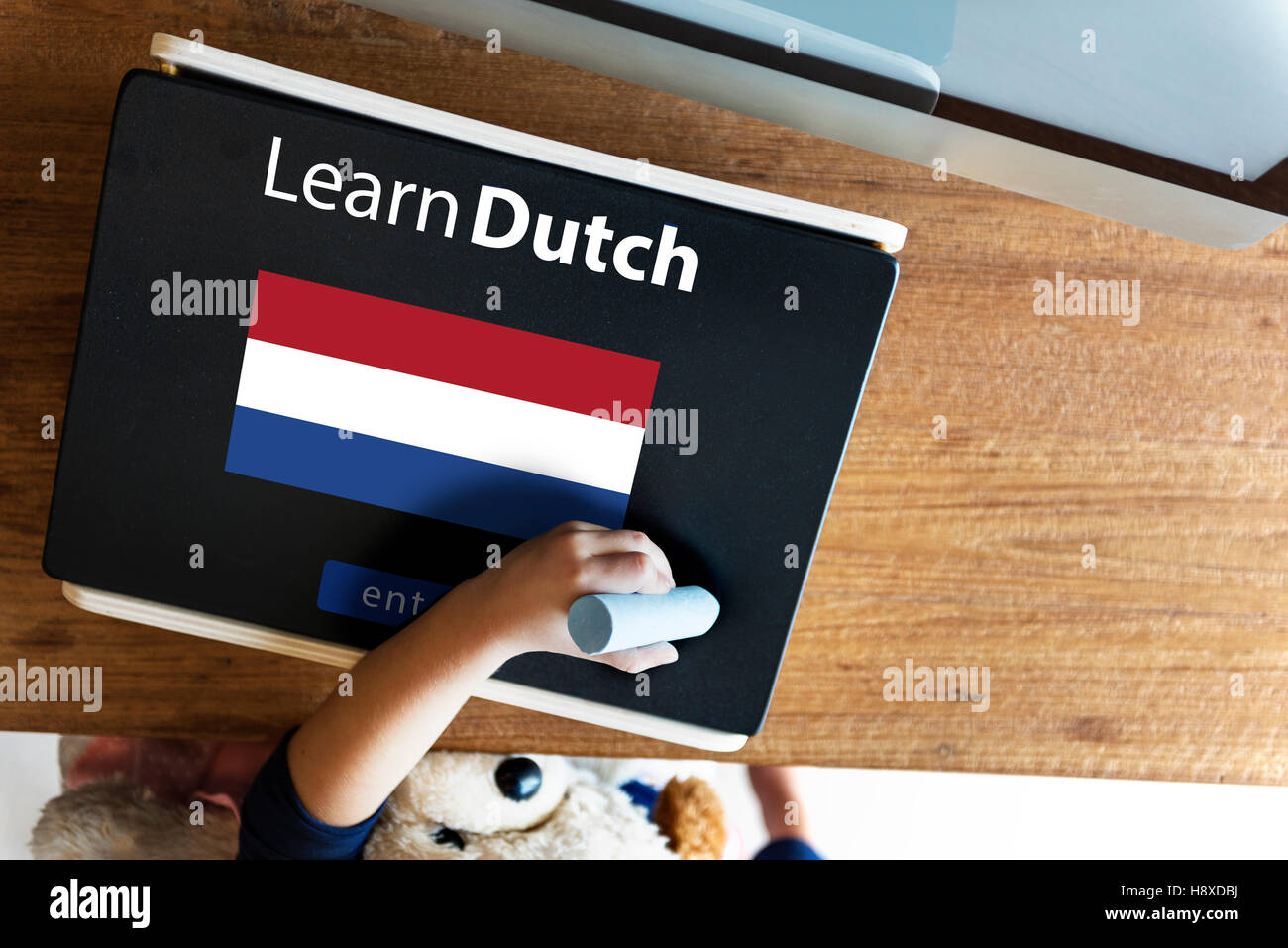 Learn Dutch Language Online Education Concept Stock Photo - Alamy