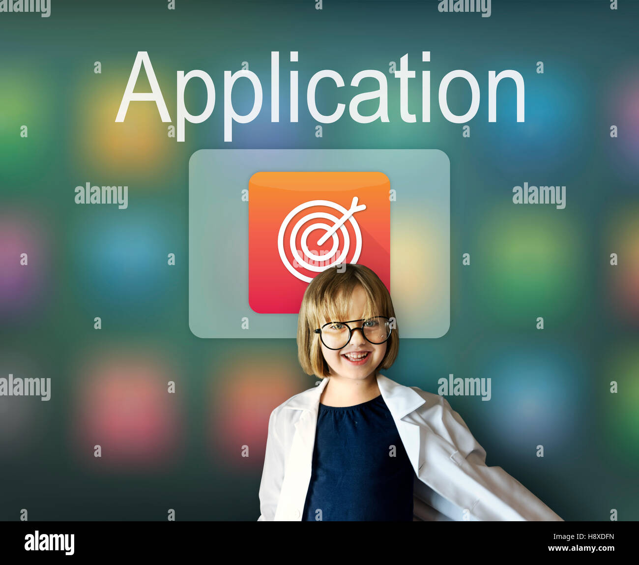 Academic E-Learning Education Online Application Concept Stock Photo ...