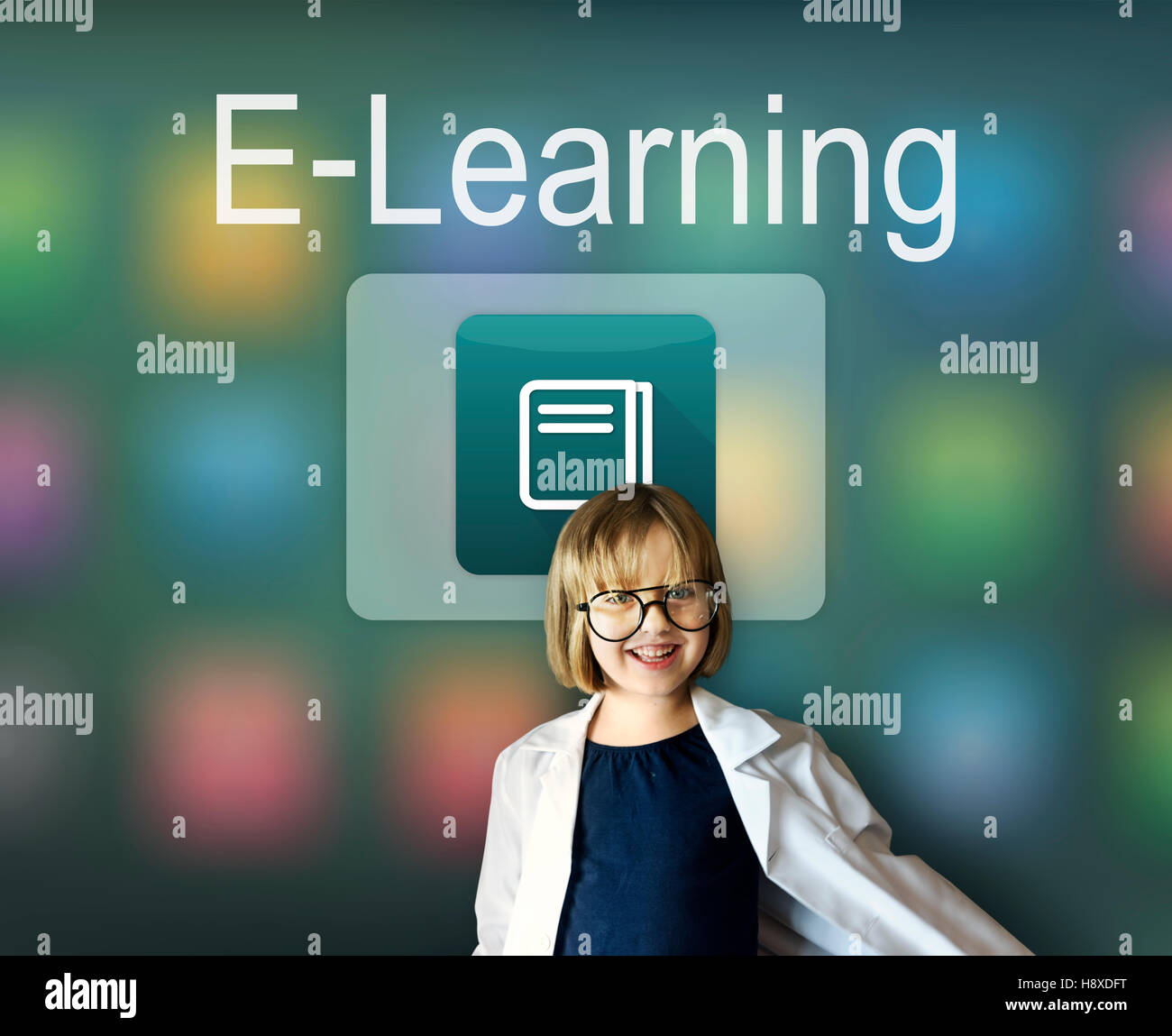 Academic E-Learning Education Online Application Concept Stock Photo ...