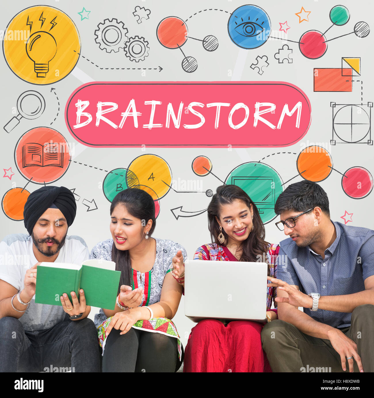 Fresh Ideas Brainstorm Creativity Design Imagination Concept Stock ...