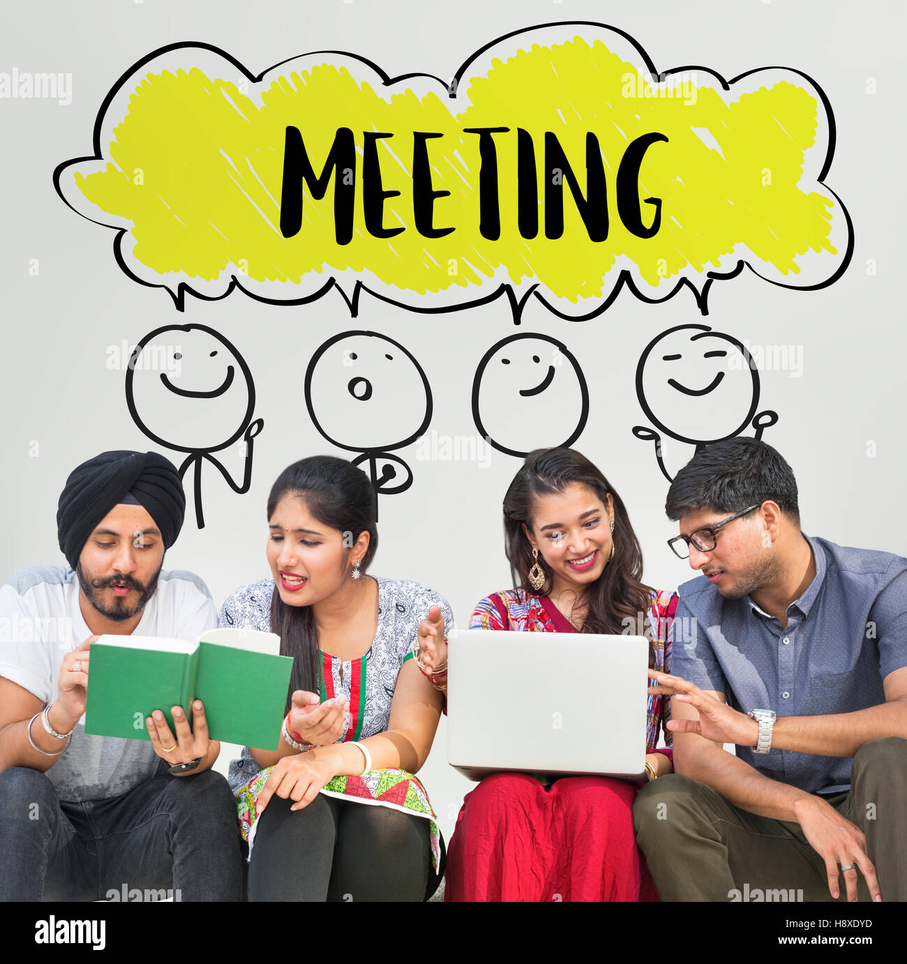 Communication Creative Thinking Ideas Concept Stock Photo - Alamy