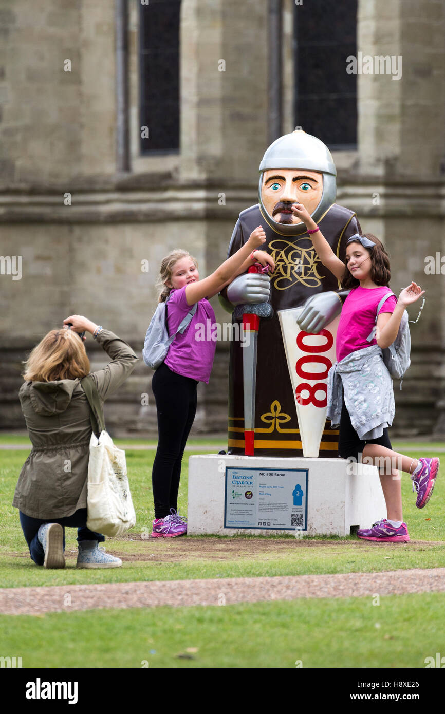 Barons each two-metre high have been placed around Salisbury, and ...