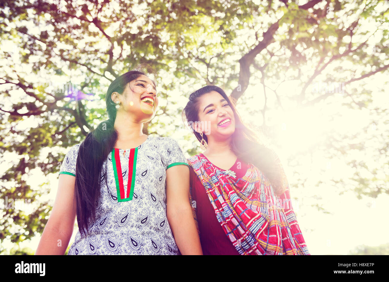 Indian Ethnicity Friendship Togetherness Concept Stock Photo - Alamy