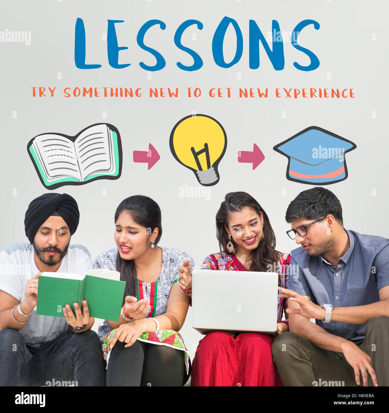 Knowledge Learning Lesson Study Concept Stock Photo - Alamy