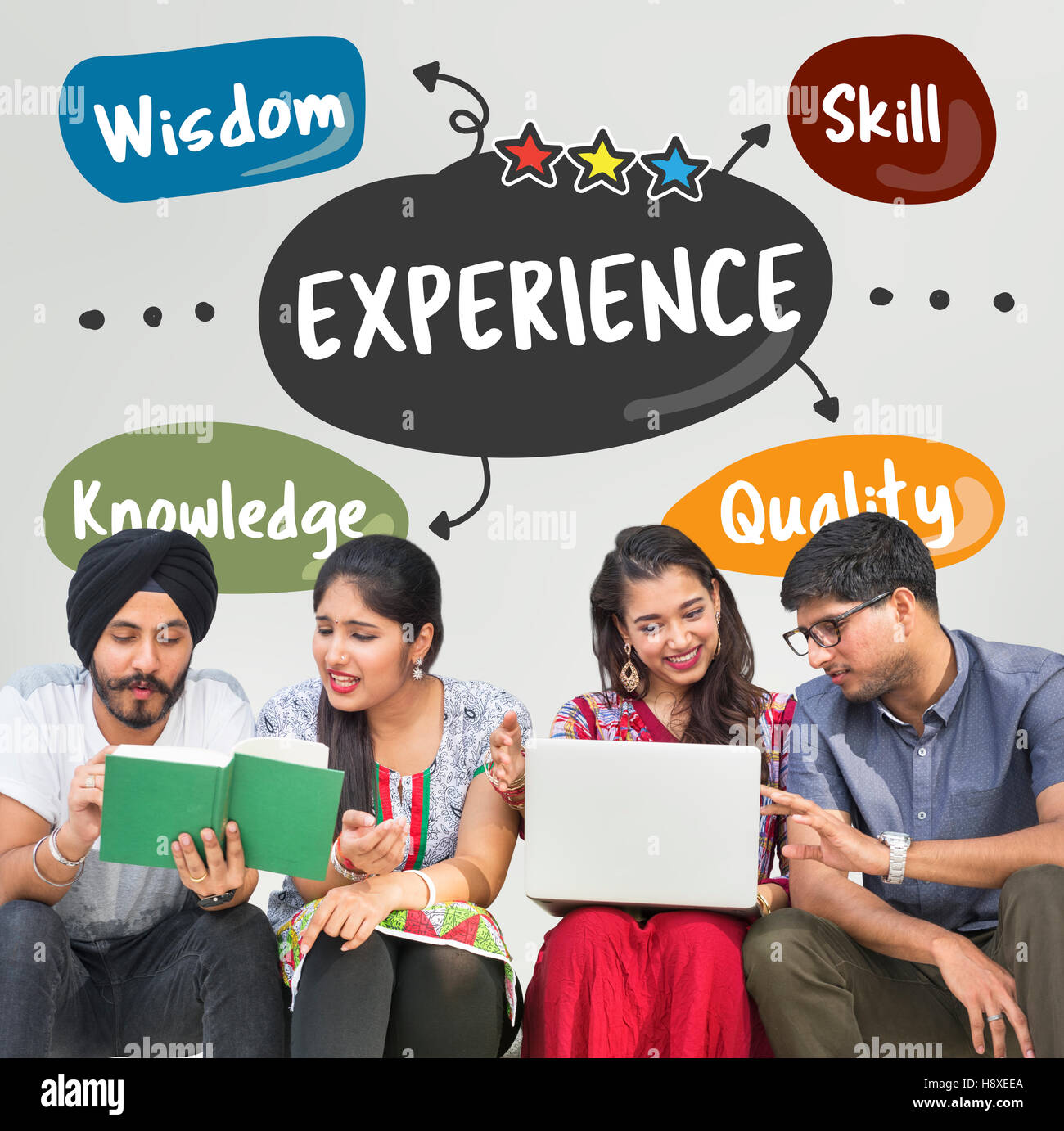 Experience Wisdom Skill Knowledge Quality Learn Concept Stock Photo - Alamy