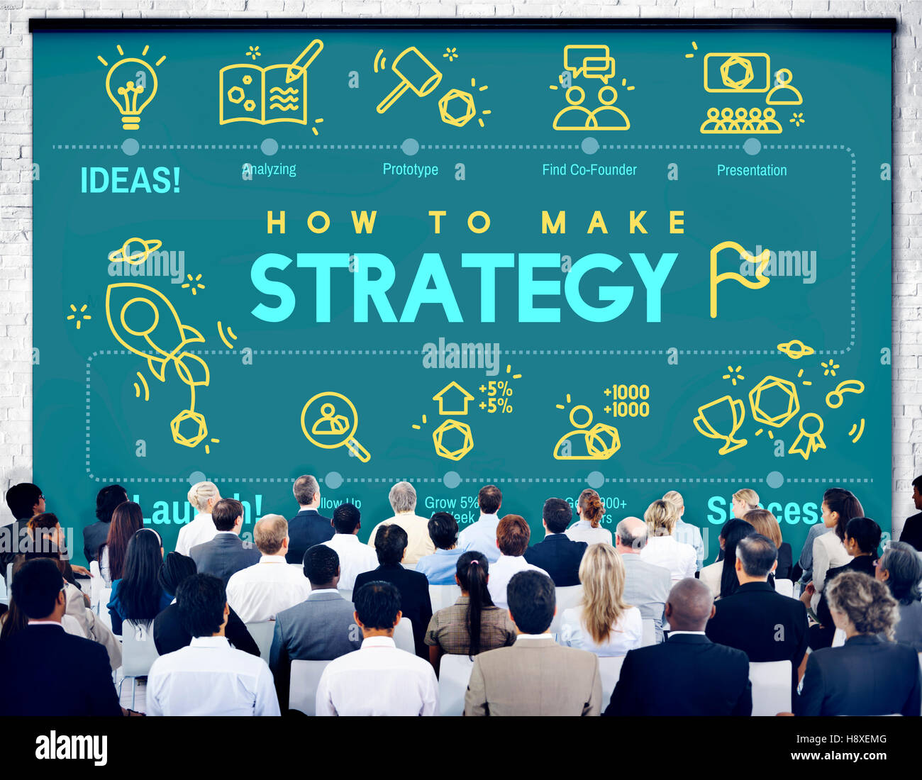 Strategy Development Objective Planning Vision Concept Stock Photo - Alamy