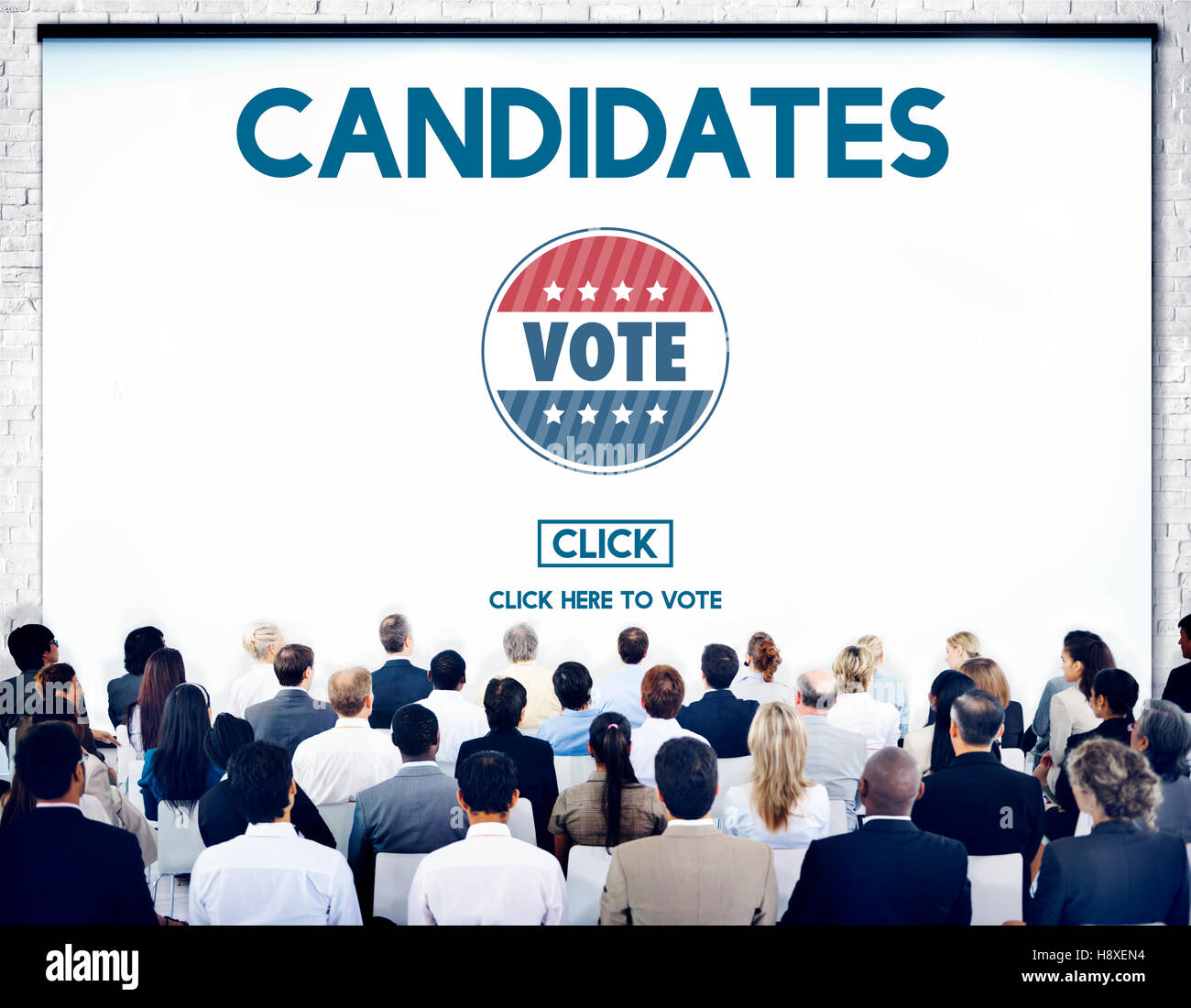 Candidates Nominee Vote Leader Campaign Concept Stock Photo - Alamy