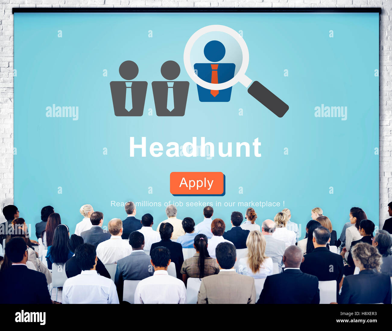 Headhunt Headhunting Hiring Human Resources Concept Stock Photo - Alamy