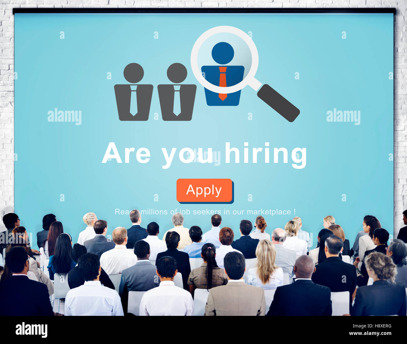 Hiring Human Resources Job Career Occupation Concept Stock Photo - Alamy