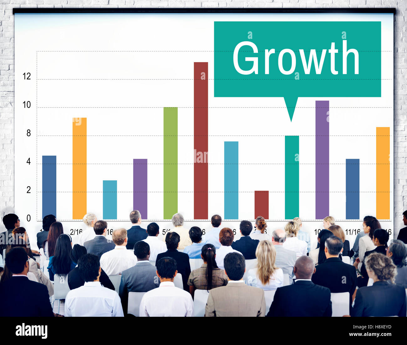 Growth Progress Development Icon Concept Stock Photo - Alamy